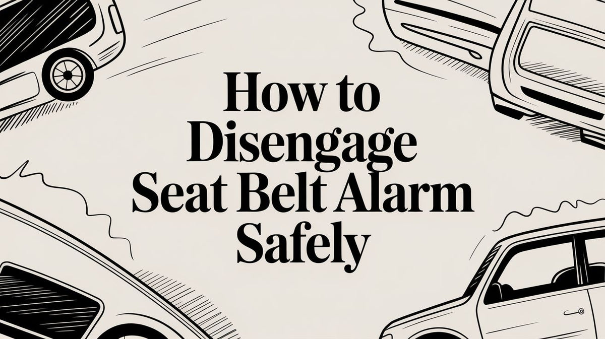 How to Disengage Seat Belt Alarm Safely